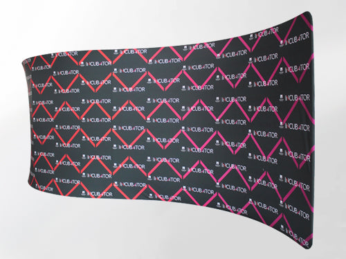 S Shaped Backdrop – Display Pacifica